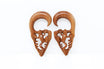 Wooden Frog Hangers - Carved Frog Plugs (Pair) - A064 – Two Feather Plugs