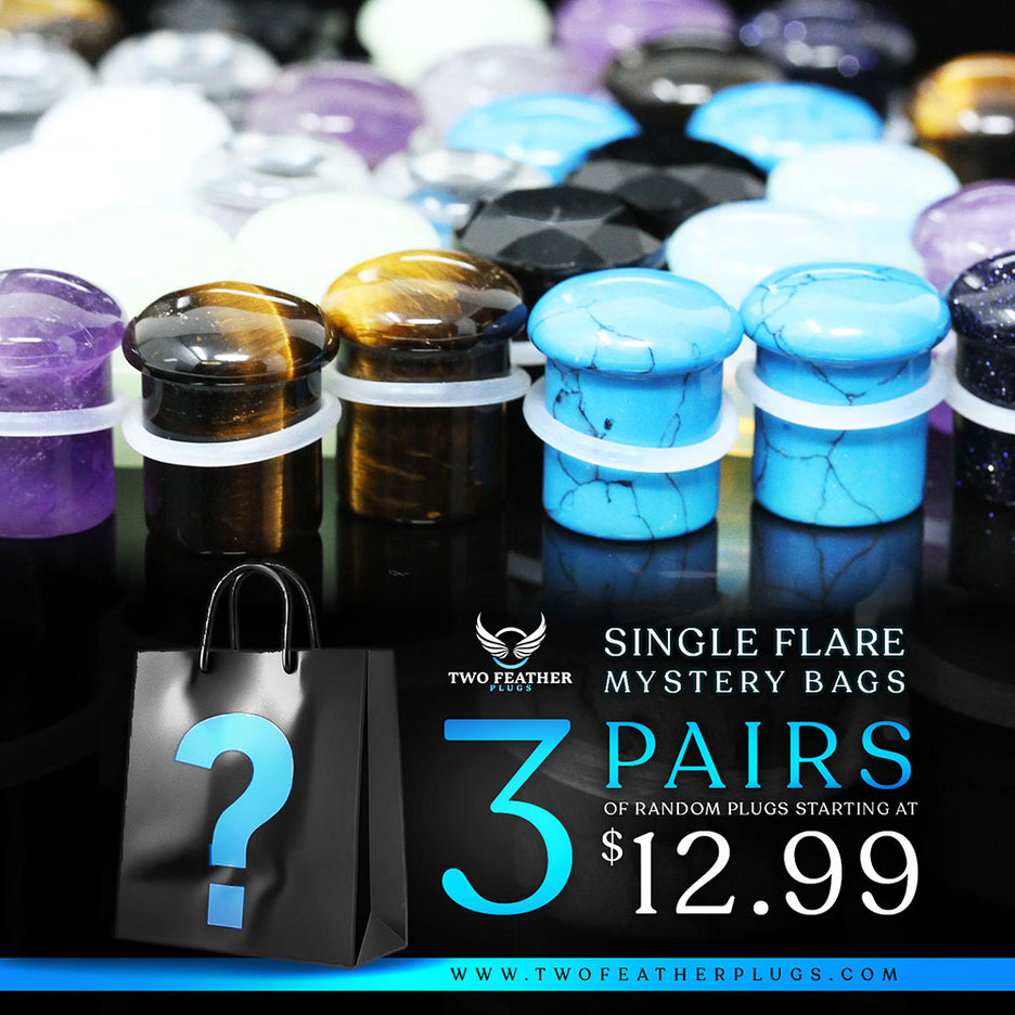 Stretched Ear Hand Carved Plugs, Tunnels, Gauge, and Hangers – Two ...