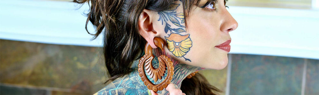 Stretched Ear Hand Carved Plugs, Tunnels, Gauge, and Hangers – Two ...