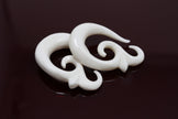 White Plugs for Gauged Ears - Stretch Plugs (Pair) - C056 – Two Feather ...