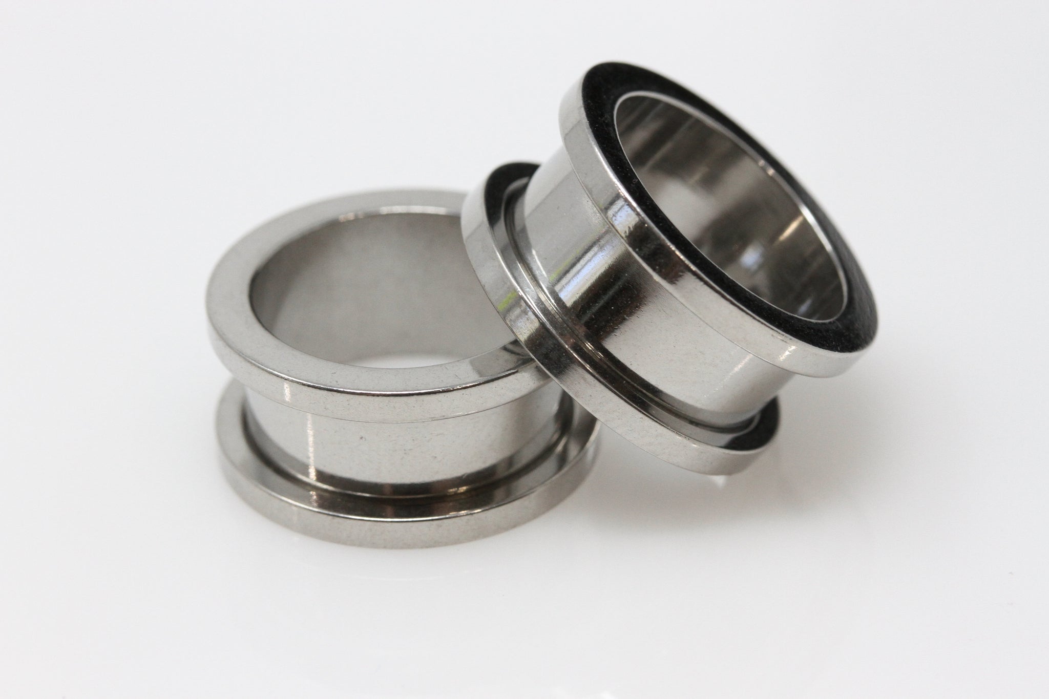 Stainless Steel Tunnels - Screw on Tunnel (Pair) - PSS39 – Two Feather ...