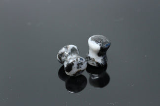 Zebra Jasper Plugs - Double Flared Plugs (Pair) - PH150 – Two Feather Plugs