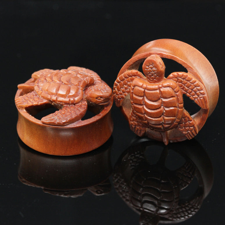 Stretched Ear Hand Carved Plugs, Tunnels, Gauge, and Hangers – Two ...