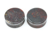 Black Magma Stone Plugs for stretched ears (Pair) - PH52 – Two Feather ...
