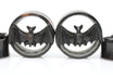 Vampire Bat Wooden Plugs - (Pair) - PA107 – Two Feather Plugs